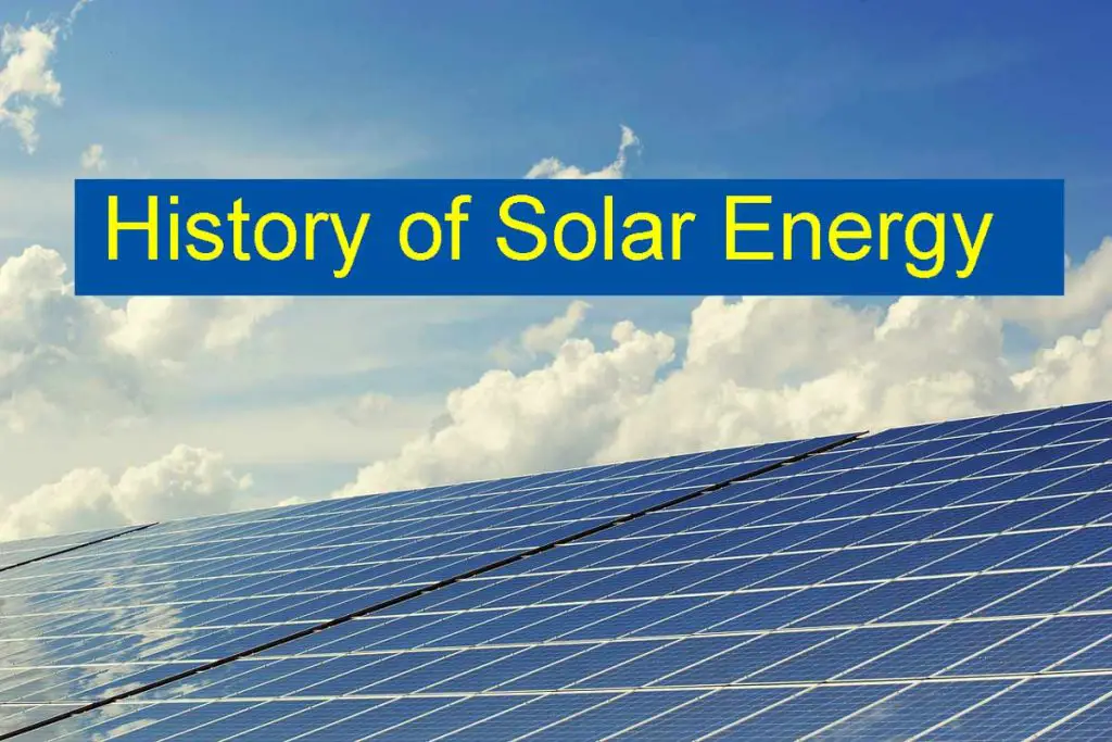 history-of-solar-energy | Environment Buddy